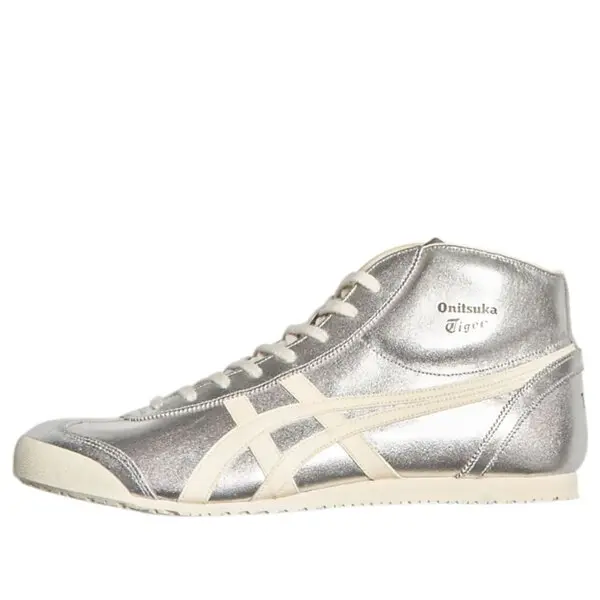 Onitsuka Tiger Mexico Mid Runner Sneakers - Silver/cream