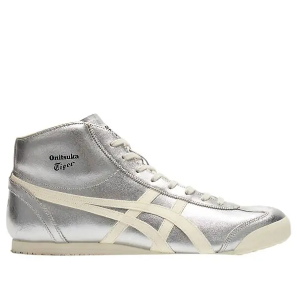 Onitsuka Tiger Mexico Mid Runner Sneakers - Silver/cream