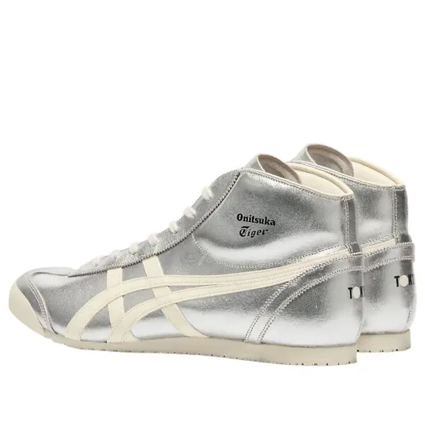 Onitsuka Tiger Mexico Mid Runner Sneakers - Silver/cream