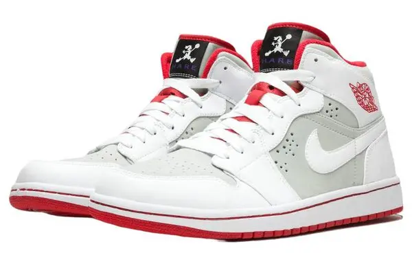 JORDAN 1 Retro Mid 'hare' 2009 - Silver