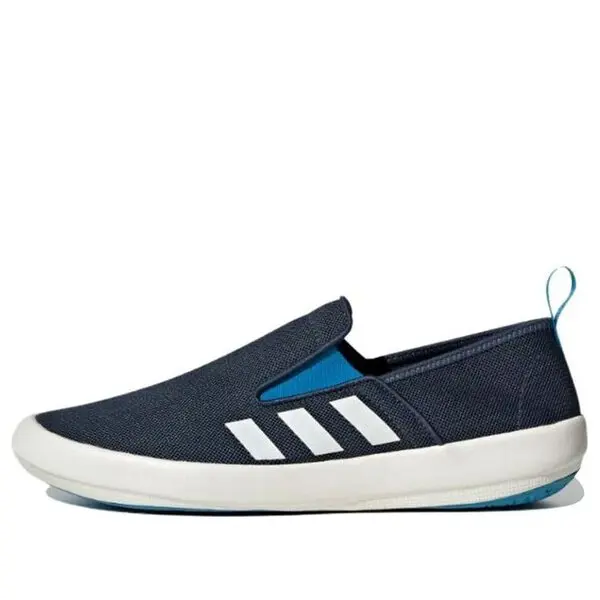 Adidas Boat Slip-on Shoes - Blue/white