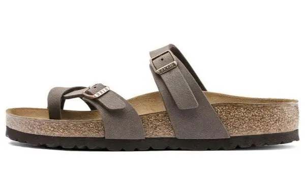 BIRKENSTOCK Mayari Birkibuc Sandals - Brown