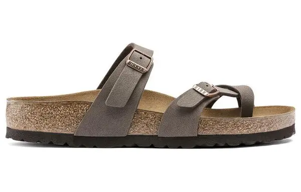BIRKENSTOCK Mayari Birkibuc Sandals - Brown