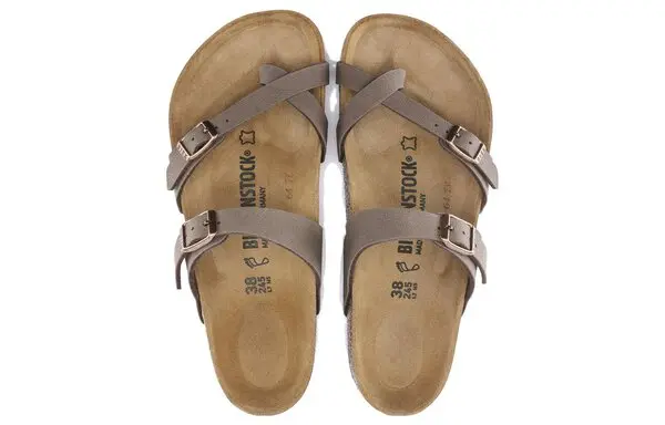 BIRKENSTOCK Mayari Birkibuc Sandals - Brown