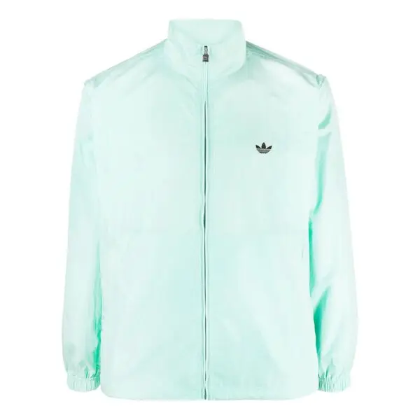 Adidas X Wales Bonner Zip-up Anorak Jacket - Turquoise
