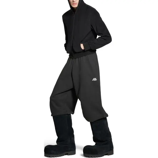 Balenciaga Activewear Baggy Sweatpants - Black
