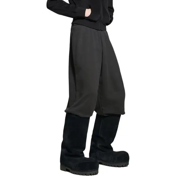 Balenciaga Activewear Baggy Sweatpants - Black