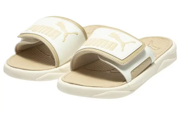 PUMA Royalcat Comfort Slides - Frosted Ivory/cream