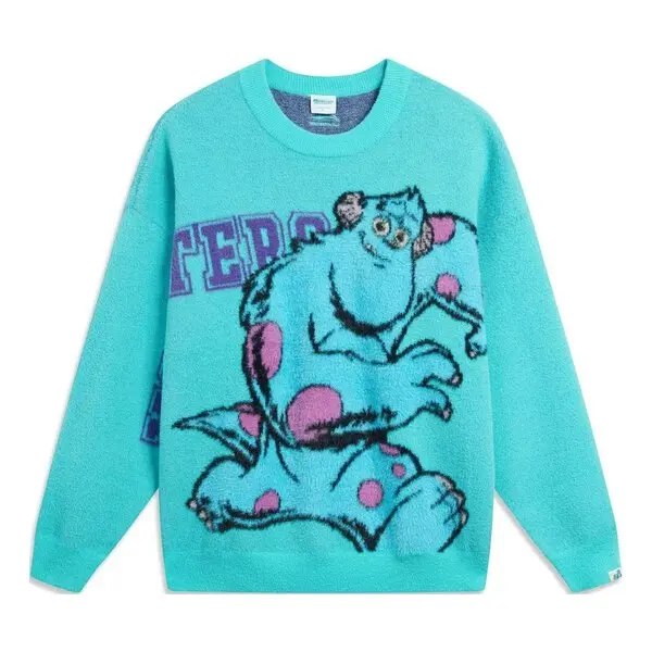 LI-NING X Disney Monster University Graphic Knit Sweater - Blue