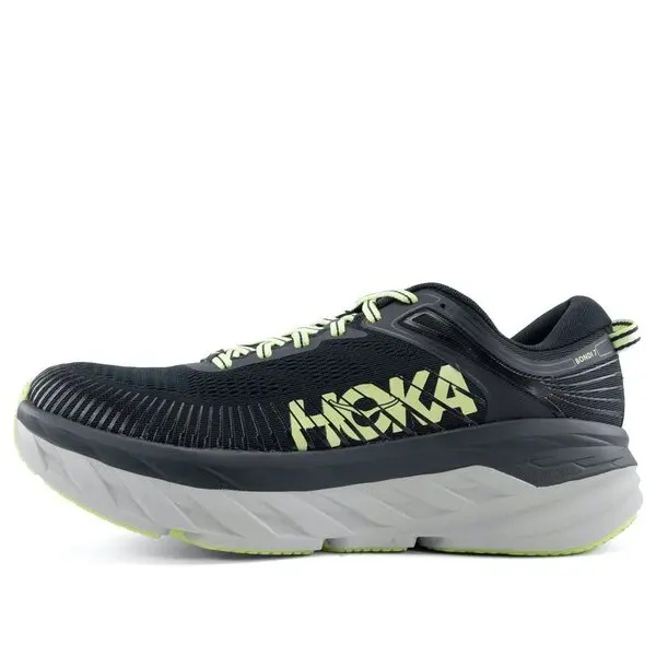 Hoka One One Bondi 7 Athletic Sneakers - Blue Graphite/butterfly