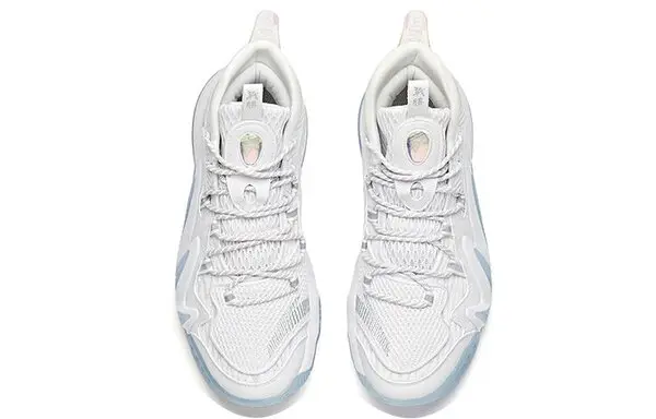 ANTA Shock The Game 4.0 Basketball Sneakers - White/blue
