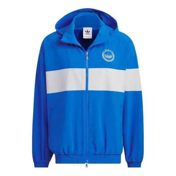 Adidas Originals Rifta Windbreaker Jacket - Blue White