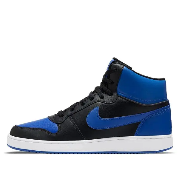 Nike Ebernon Mid Sneakers - Black/white/blue