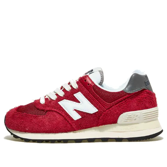NEW BALANCE 574 Premium Og Pack Varsity Sneakers - Red