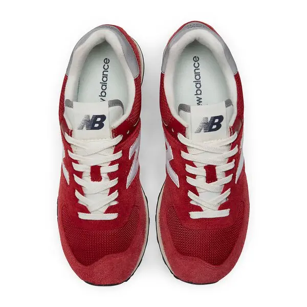 NEW BALANCE 574 Premium Og Pack Varsity Sneakers - Red
