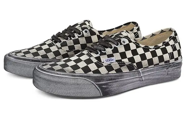 VANS Og Authentic Lx "stressed Black Checkerboard - White/black