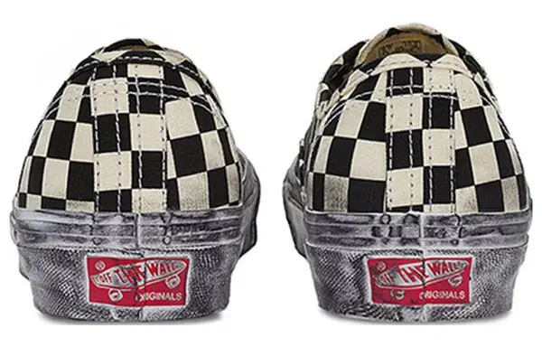 VANS Og Authentic Lx "stressed Black Checkerboard - White/black