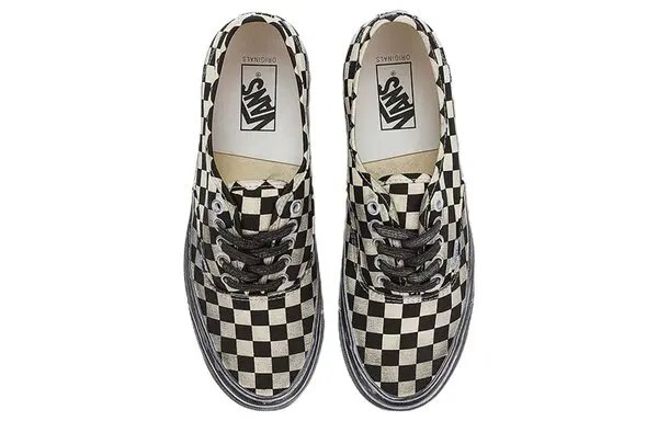 VANS Og Authentic Lx "stressed Black Checkerboard - White/black