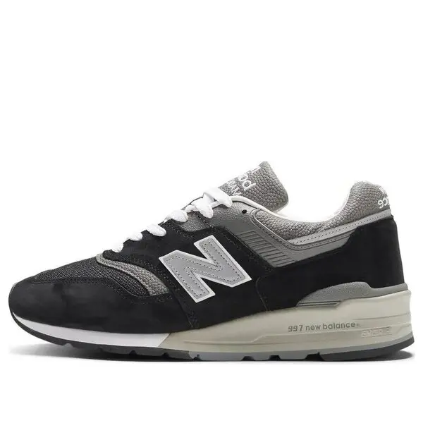 NEW BALANCE 997 "black Grey" Sneakers - Black/grey
