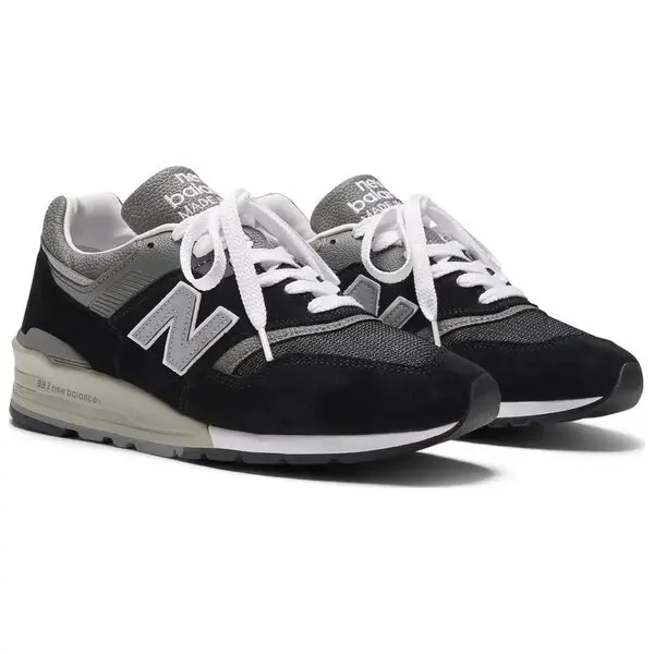NEW BALANCE 997 "black Grey" Sneakers - Black/grey