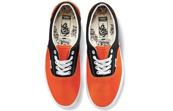 VANS Era Low Top Sneakers - Black/orange