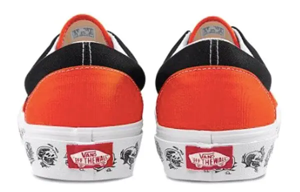 VANS Era Low Top Sneakers - Black/orange