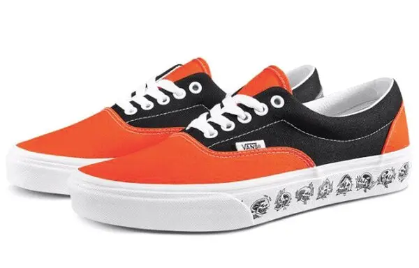 VANS Era Low Top Sneakers - Black/orange