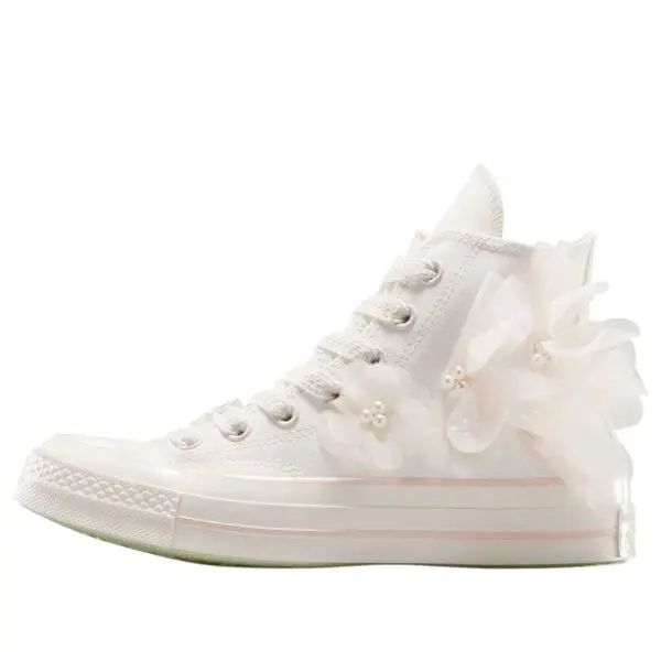 CONVERSE Chuck 70 Hi Sneakers - White/pink