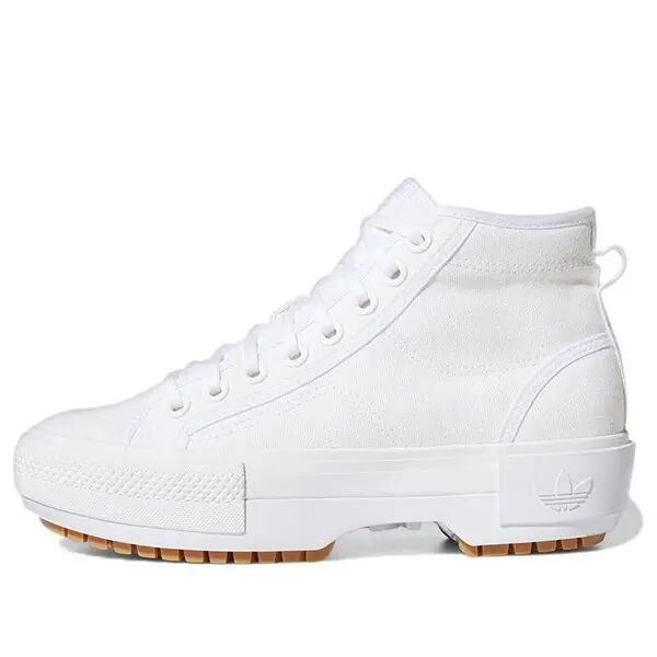 Adidas Nizza Trek Gum High-top Sneakers - White