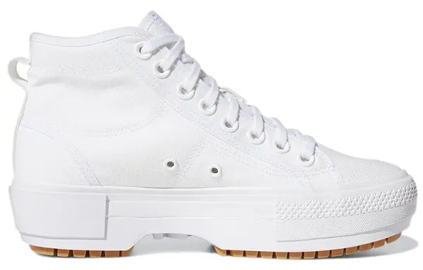 Adidas Nizza Trek Gum High-top Sneakers - White