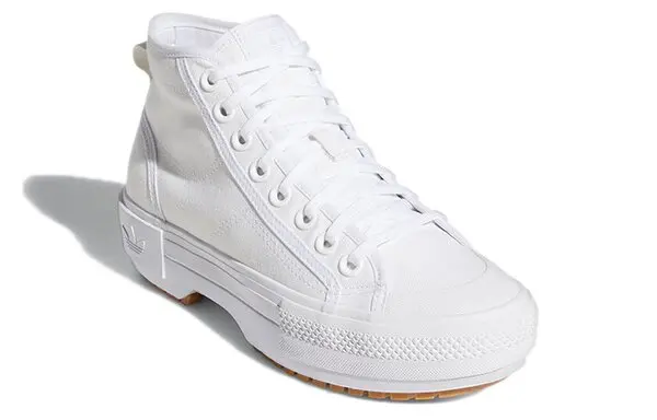 Adidas Nizza Trek Gum High-top Sneakers - White