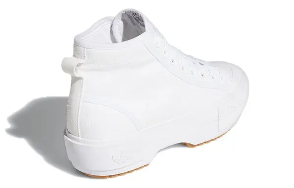 Adidas Nizza Trek Gum High-top Sneakers - White
