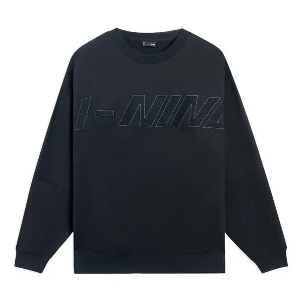 LI-NING Embroidered Logo Sweatshirt - Black