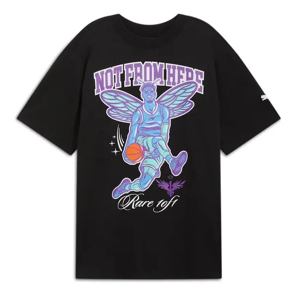PUMA X Melo Charlotte Basketball T-shirt - Black