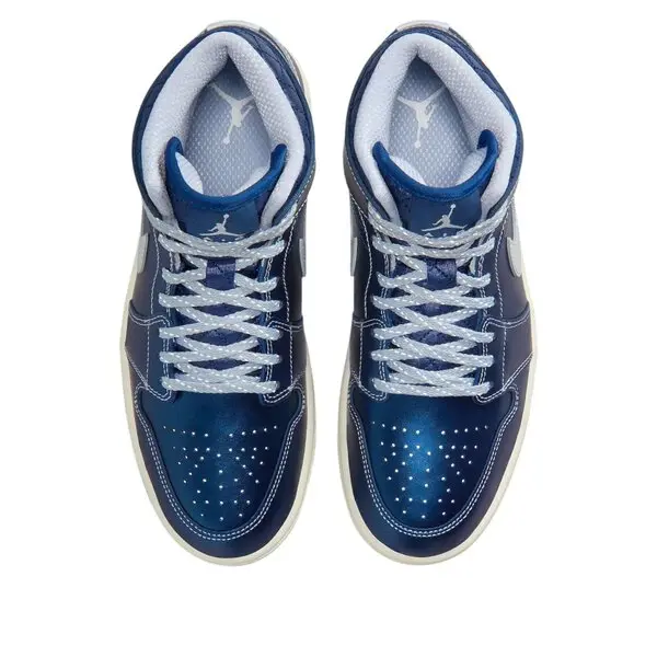 JORDAN 1 Mid Sneakers - Metallic Blue
