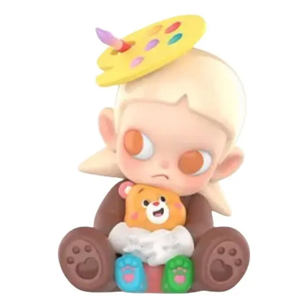 POP MART X Zsiga Care Bear Figures 'craftsmanship Bear Work Of Heart Bear - Multi-color