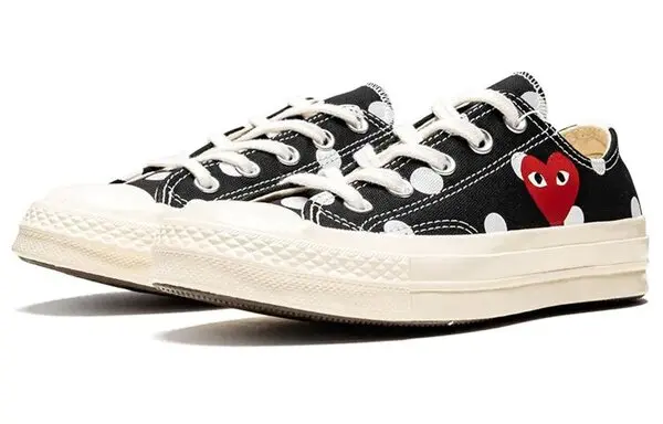 CONVERSE Comme Des Garçons X Chuck 70 Low Polka Dot Sneakers - Black
