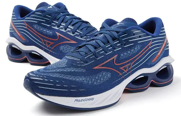 Mizuno Wave Creation 24 Athletic Sneakers - Blue/orange