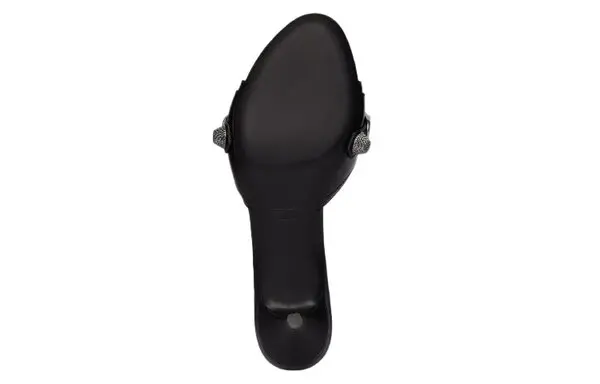 Balenciaga Cagole 50mm Sandals Arena Lambskin - Black