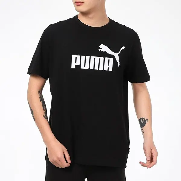 PUMA Polyester T-shirt - Black