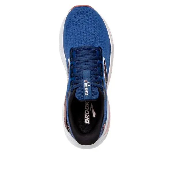 Brooks Glycerin Gts 21 Running Shoes - Blue Icy/pink