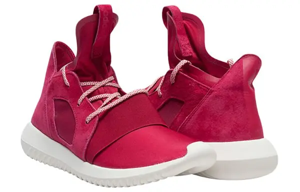 Adidas Tubular Defiant Athletic Sneakers - Red/white