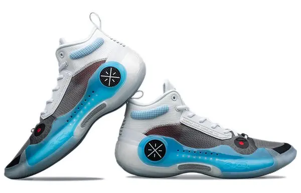 LI-NING Way Of Wade "team No Sleep" High-top Sneakers - Blue/grey