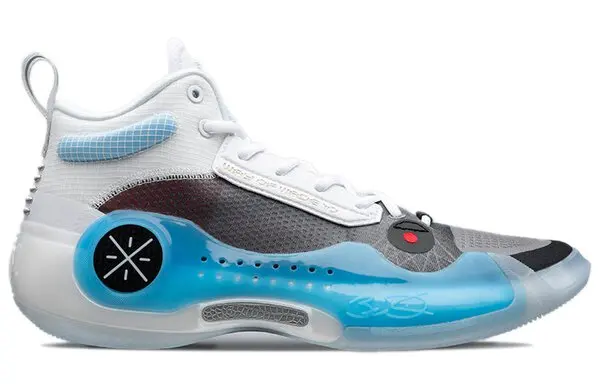 LI-NING Way Of Wade "team No Sleep" High-top Sneakers - Blue/grey