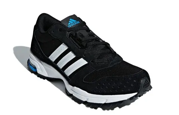 Adidas Marathon 10 Athletic Sneakers - Black/white/blue