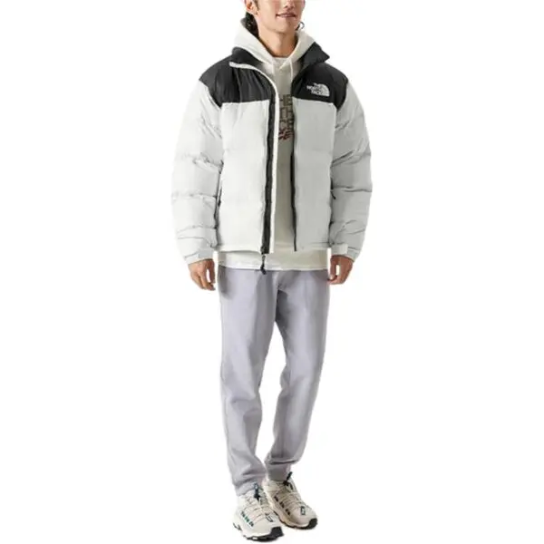The North Face Feather Down High-neck Jacket - Beige