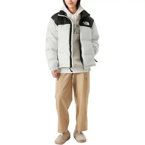 The North Face Feather Down High-neck Jacket - Beige