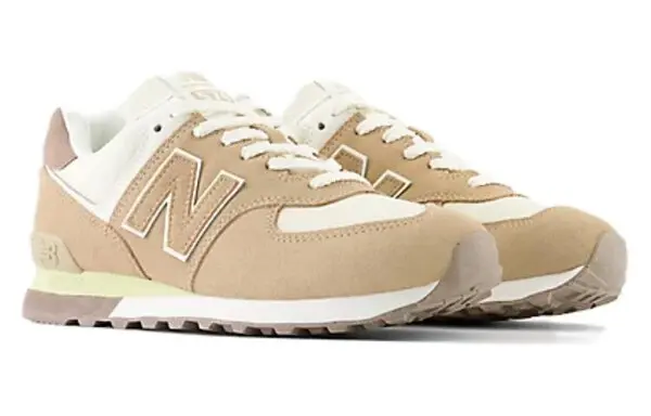 NEW BALANCE 574 Sneakers - Bone/white