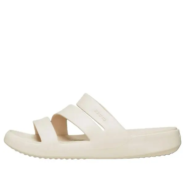 CROCS Getaway Strappy Slides - White