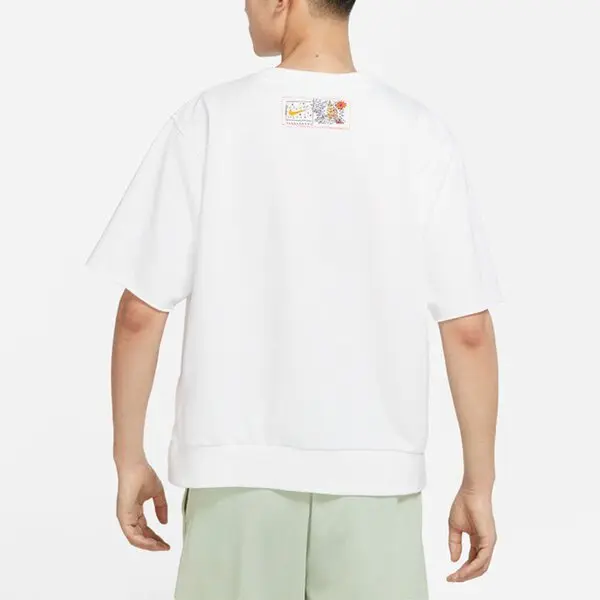 Nike Graphic Print Short Sleeve Top